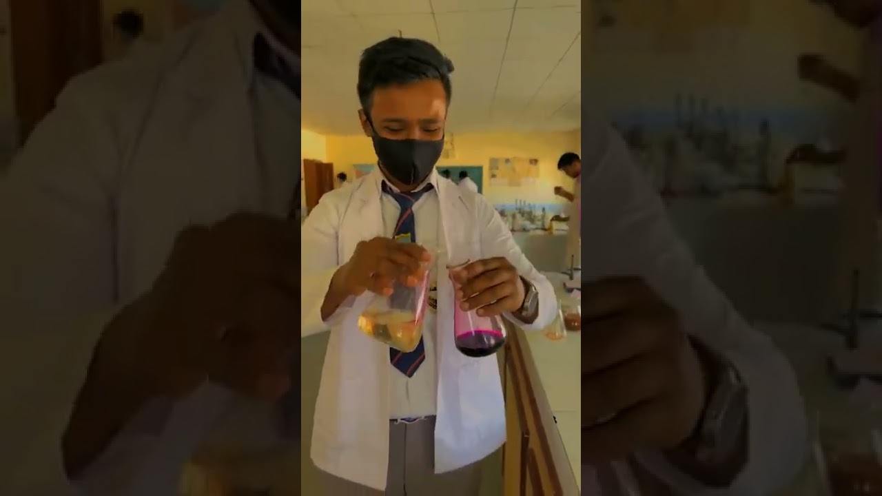 chemistry lab practical 🤣🤣 #chemistry #chemistryclass12 #funny #timepass #shorts #comedy #titration