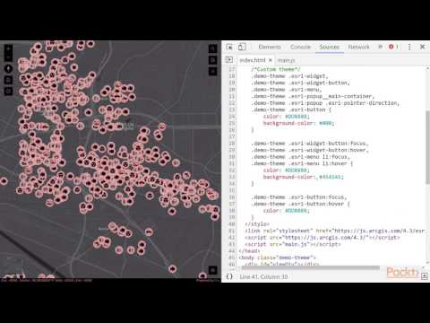 Learn Building ArcGIS Cross Platform Applications with JavaScript Widgets and Accessor ...