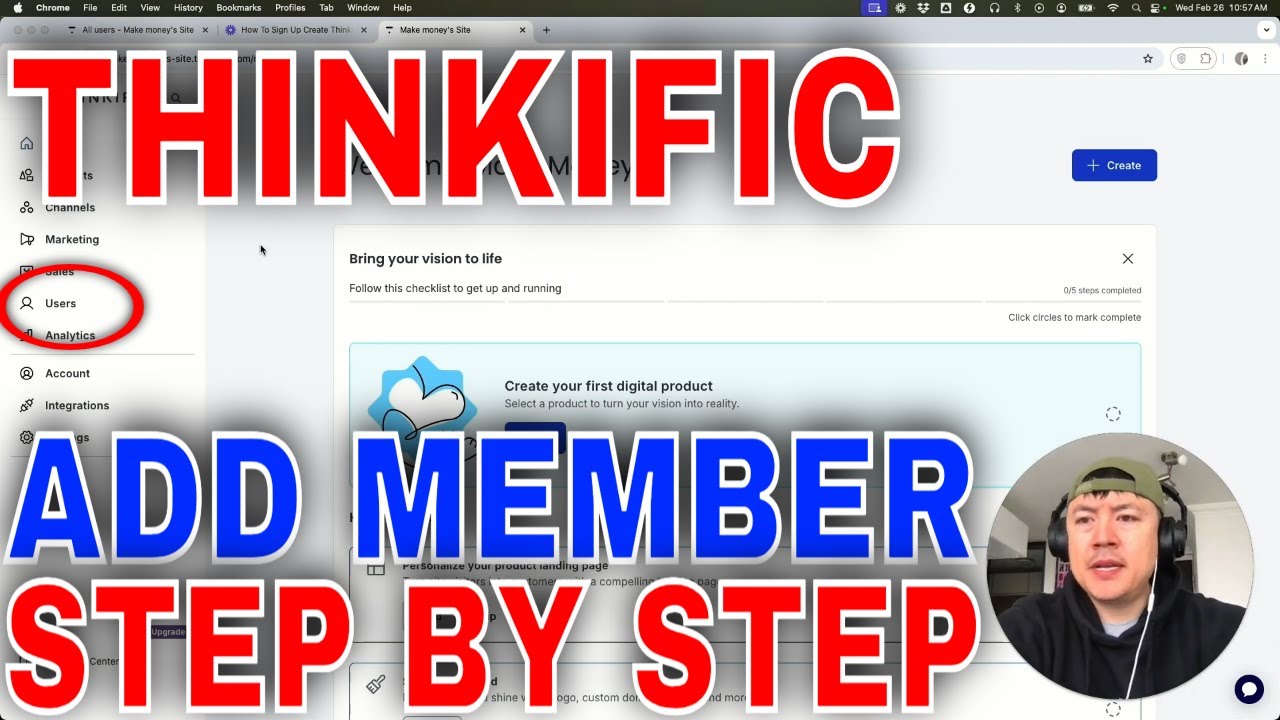 ✅  How To Add Admin Team Members To Thinkific🔴