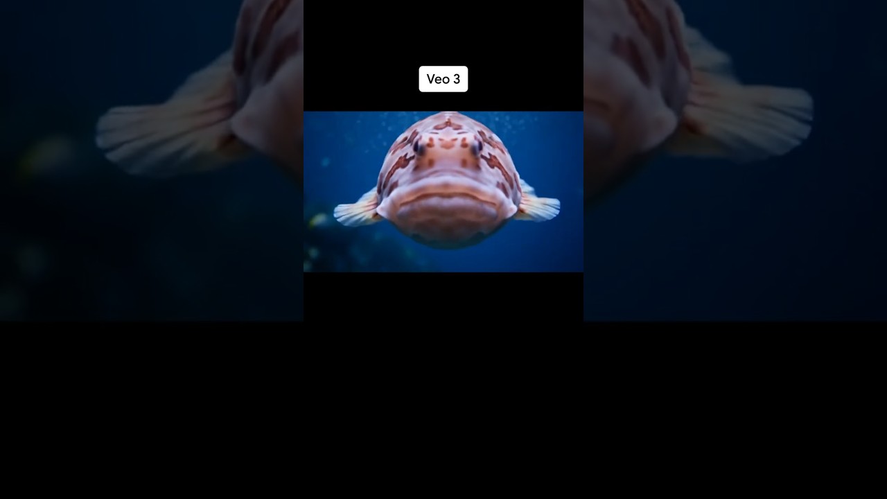 Meet Beatboxing Blobfish, made by  @AlexanderChen @MathewRayMakes with Veo 3 🎤🐠
