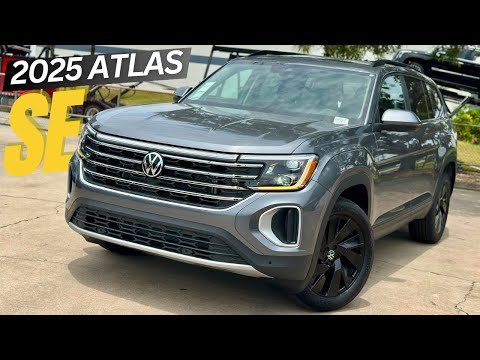 2025 VW Atlas SE w/Technology Goes Under the Radar With Gray and Black Stealthy Looks