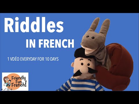 Game to learn French : Charade numéro 3 – Face-to-face and Online ...