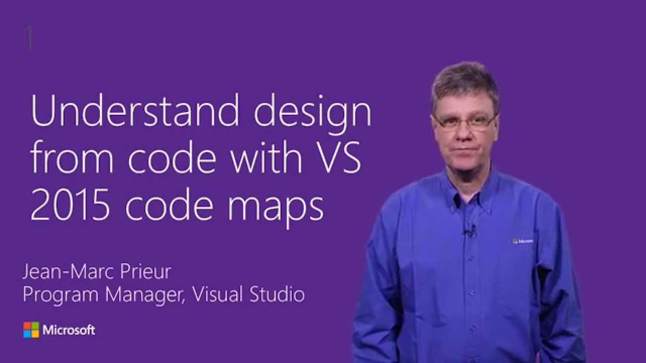 Understand design from code with Visual Studio 2015 code maps