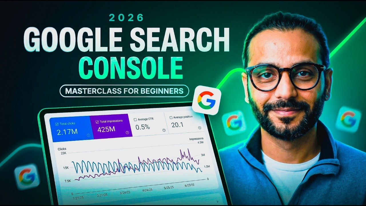 Complete Google Search Console Tutorial for Beginners | 2026 📈