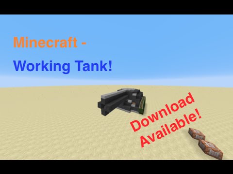 Minecraft working Tank 1.0 Minecraft Map