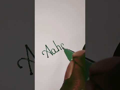 Aahana name writting video🖊️✨❤️ comment ur name 📛🤍✨#trendingshorts#viralvideo #aahana #cuteness#mass