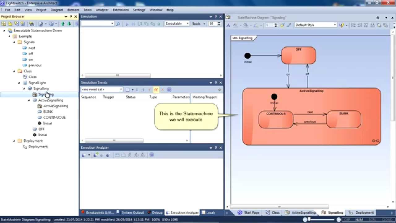 Executable State Machine