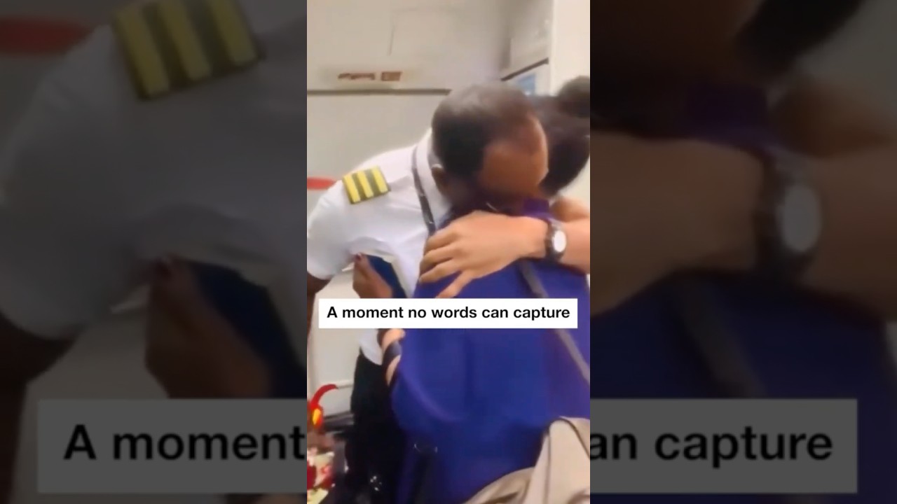 Son Surprises His Mother As Her Pilot