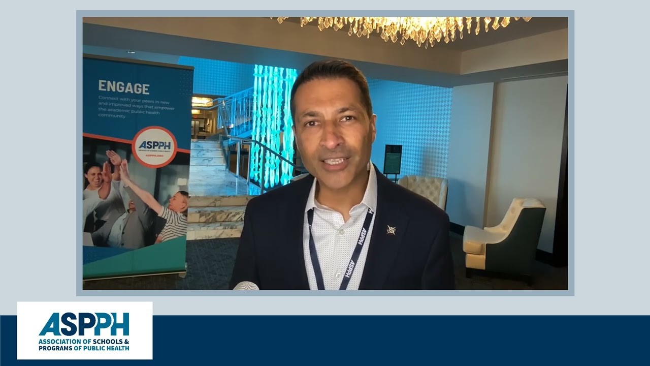 Shafik Dharamsi, BA, BEd, BSDH, MSc, PhD at the 2023 ASPPH Leadership Retreat