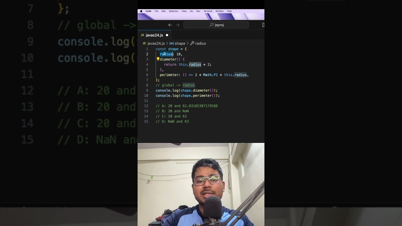 Tricky Javascript Interview Questions 27 #shorts #shortvideo #shortsfeed #shortsvideo #coding