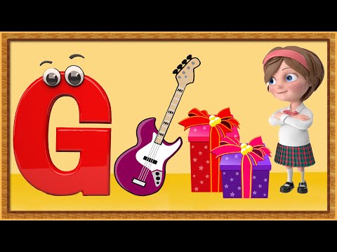 Words From Letter G | Kids Learning Videos | Words Start With Letter G | Kids Vocabulary Words