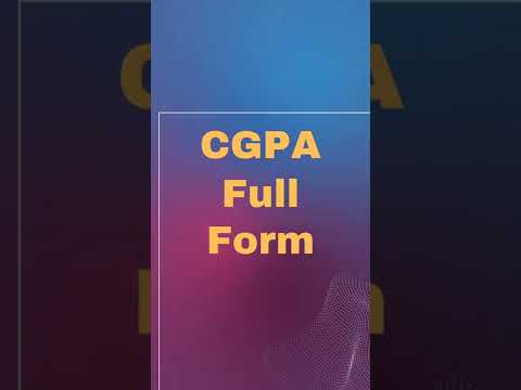 CGPA Full Form||#shorts #fullform