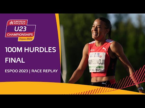 Championship record for Kambundji! 100m hurdles final | Espoo 2023