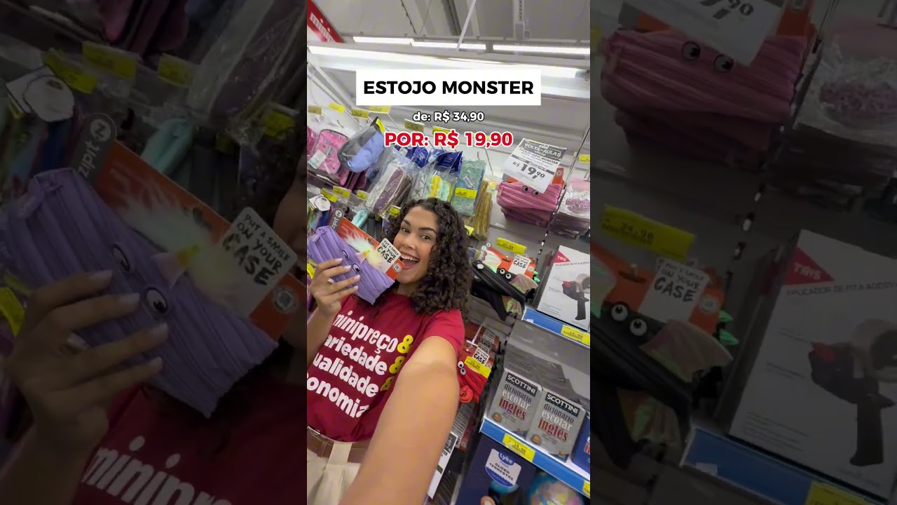 Kit escolar completo e CashBack! Vem pro #MiniPreço #VoltaÀsAulas #MaterialEscolar