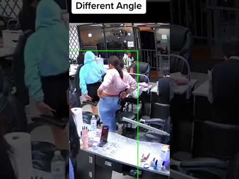 2 girls run off on nail lady #stealing #ghetto #nails