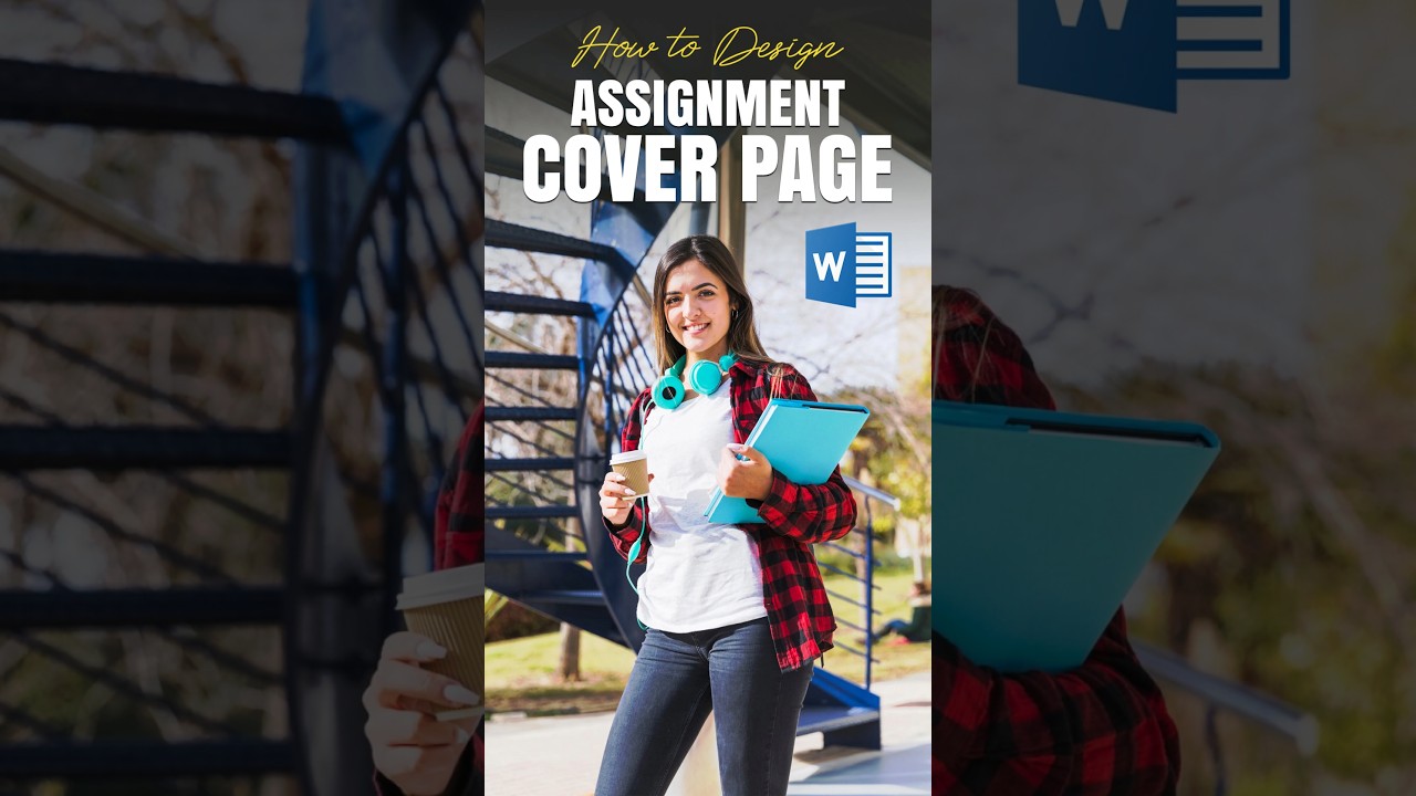 University Assignment Cover Page Design in MS Word