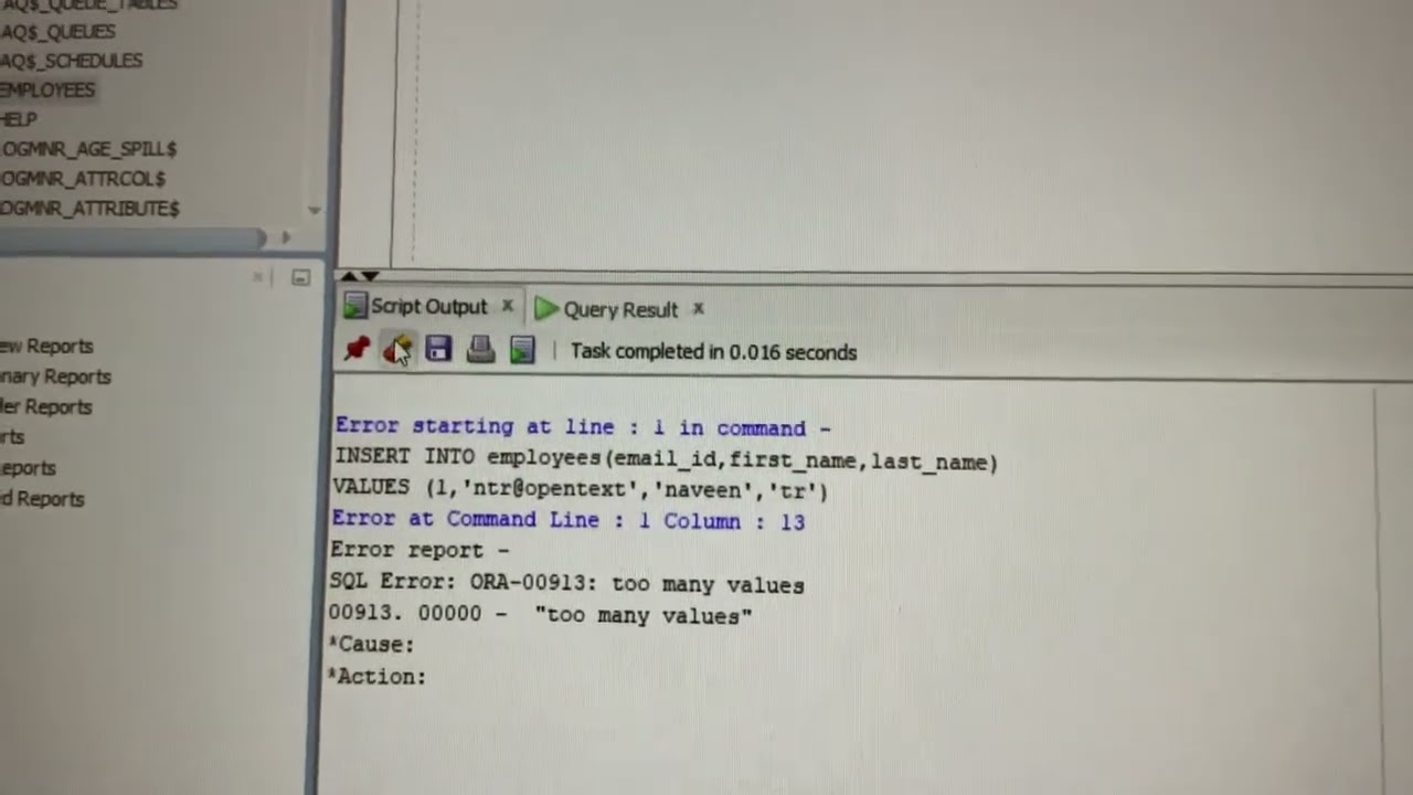 cannot insert into a generated always identity column (SQL error fix)