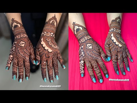 Easy techniques to create bareek mehndi #hennawedding #hennaart #hennaart #hennadesign