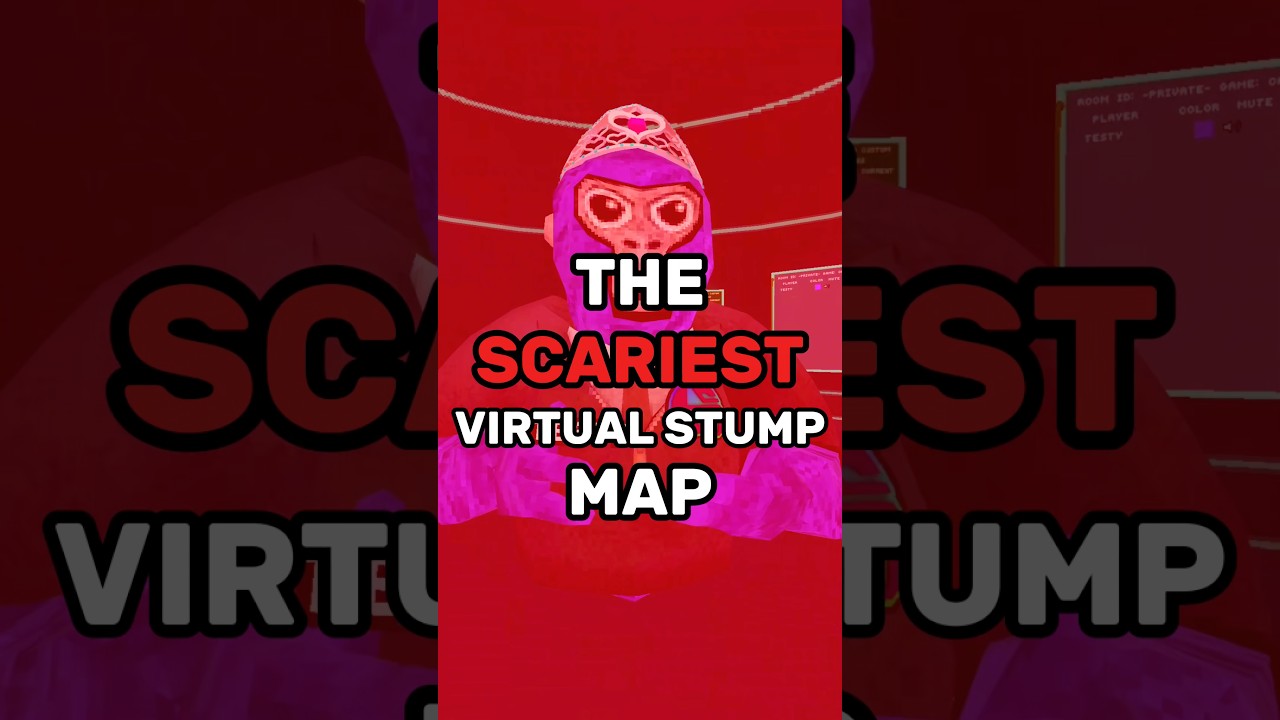 The SCARIEST Map In Gorilla Tag.. #gorillatag #vr
