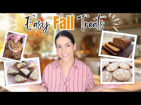 4 DELICIOUS FALL TREATS // EASY FALL RECIPES // MUST TRY DESSERTS FOR FALL