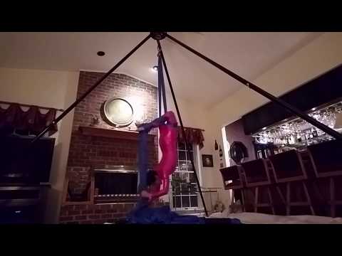 First day with aerial rig in the house!