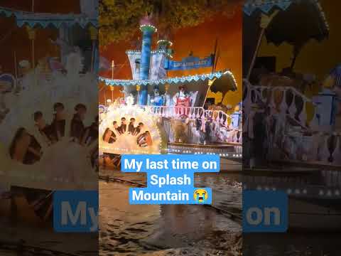 My last time riding Splash Mountain 😭😭