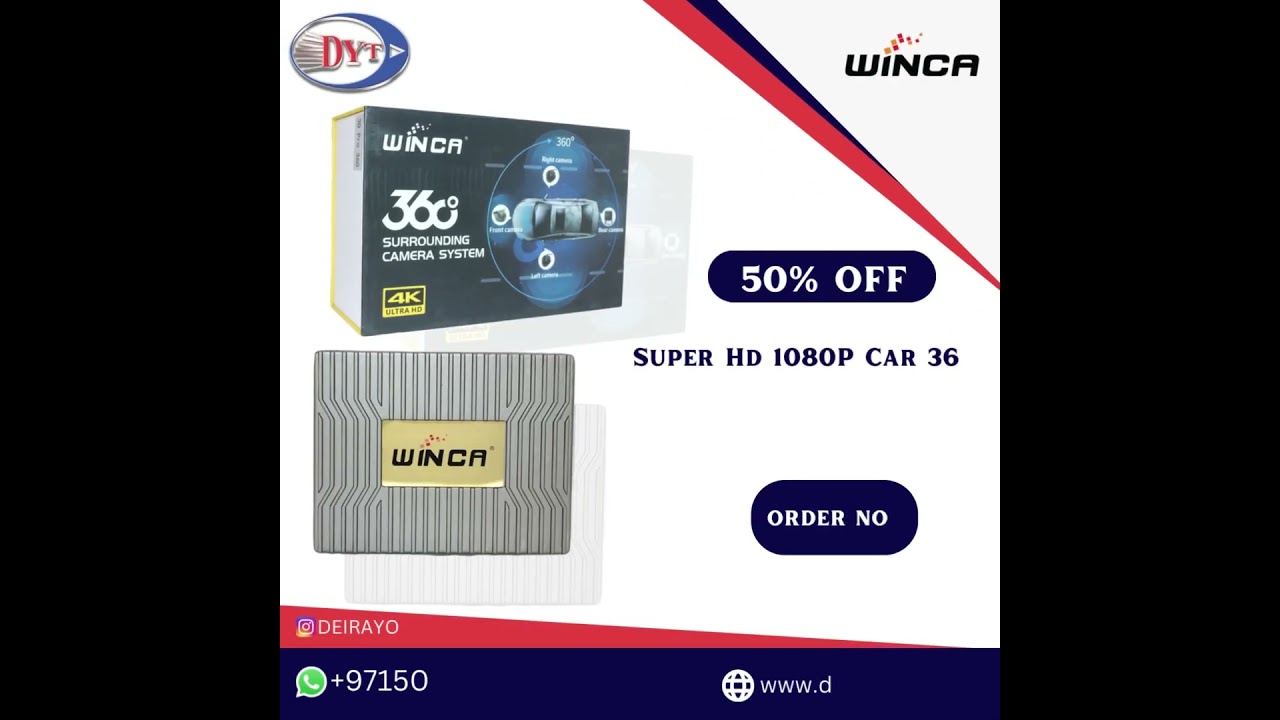 WINCA Super Hd 1080P Car 360 Degree Bird View Surround System DVR Record | +971506442129