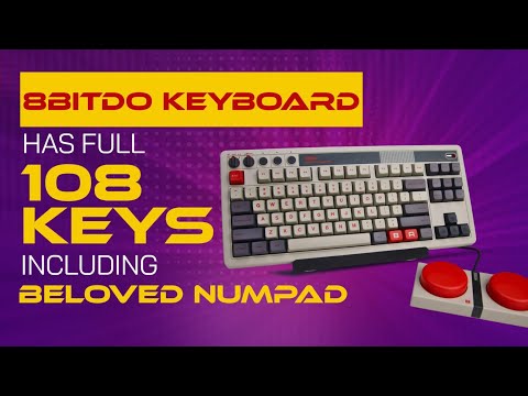8BitDo Retro Bluetooth Mechanical Gaming Keyboard: Best Retro Keyboard for Gamers!