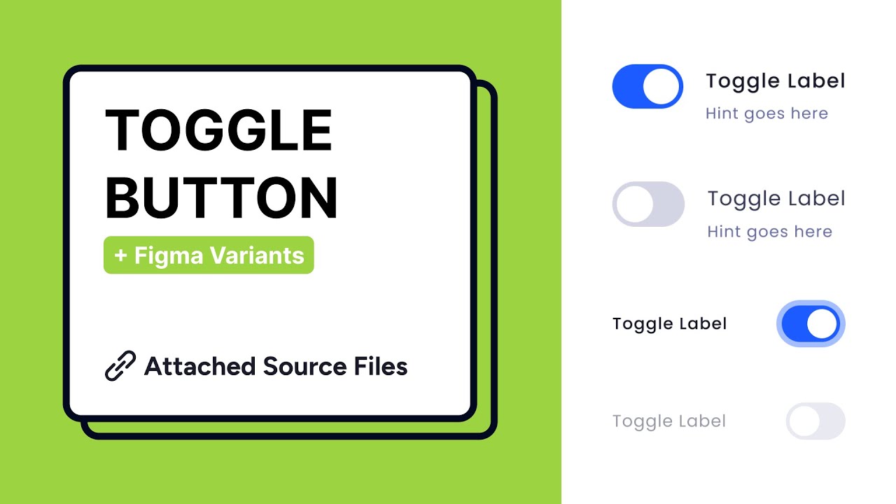 Advanced Toggle/Switch Components in Figma: Variants & Auto Layout - A Step-by-Step Guide