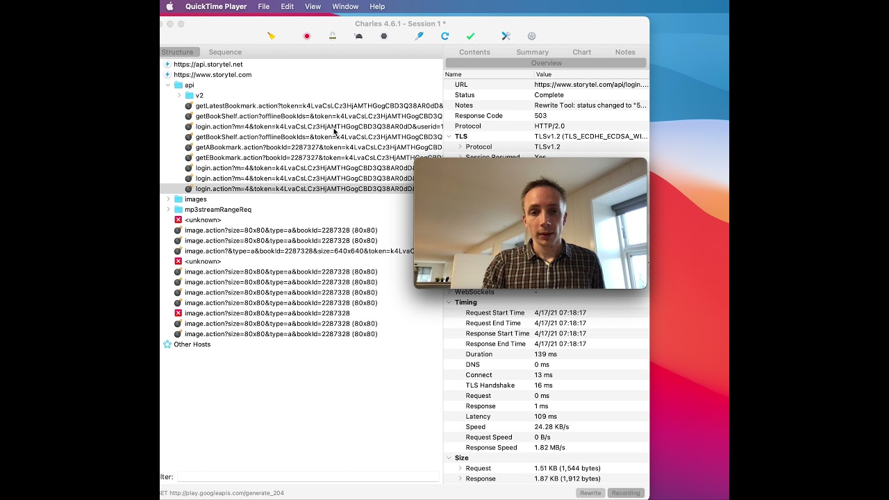How to change the HTTP response code with Charles Proxy