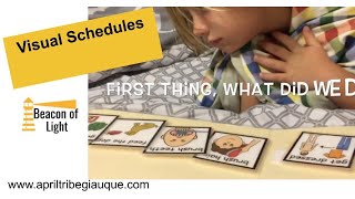 How to Use a Visual Schedule After Teaching the Steps