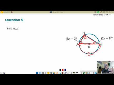 Homework Help with Section 5.4 Inscribed Angles from McGraw Hill