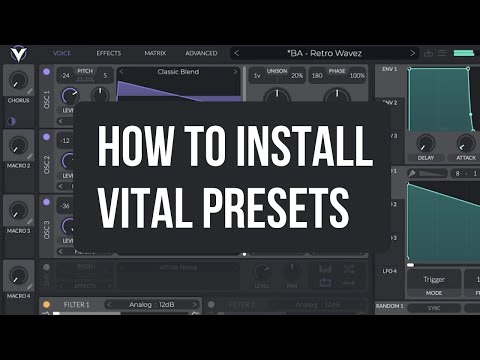 How To Install Vital Presets & Banks