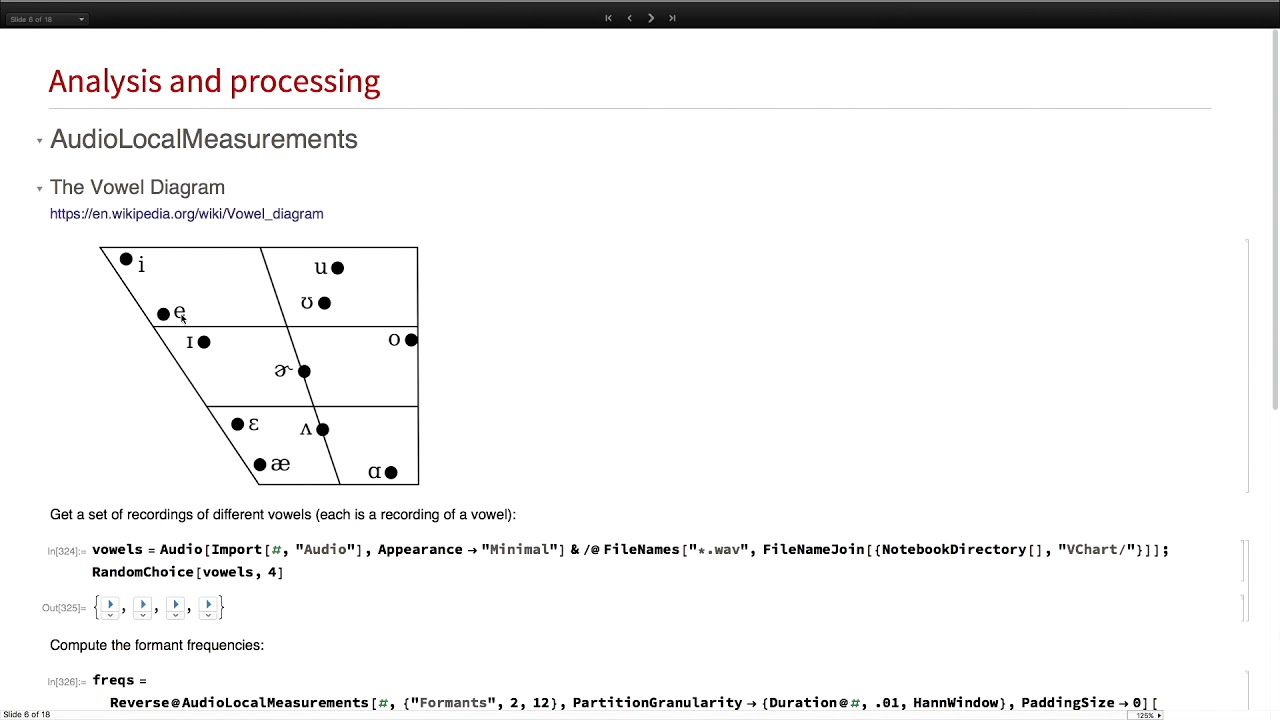 Speech Analysis, Processing and Synthesis