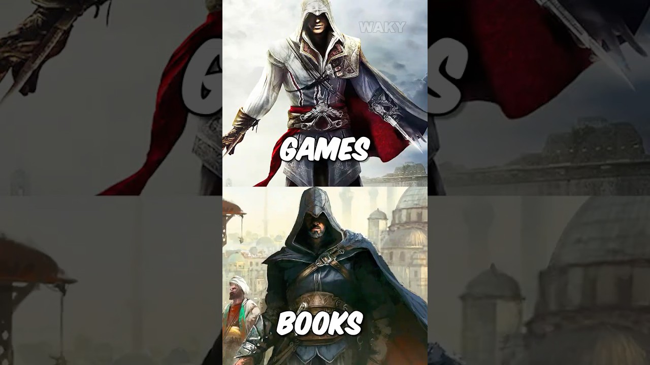 Ezio Auditore Games vs Books - Assassin's Creed #assassinscreed