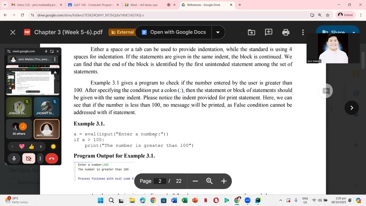 Chapter 3 - Computer Programming (Control Structures)