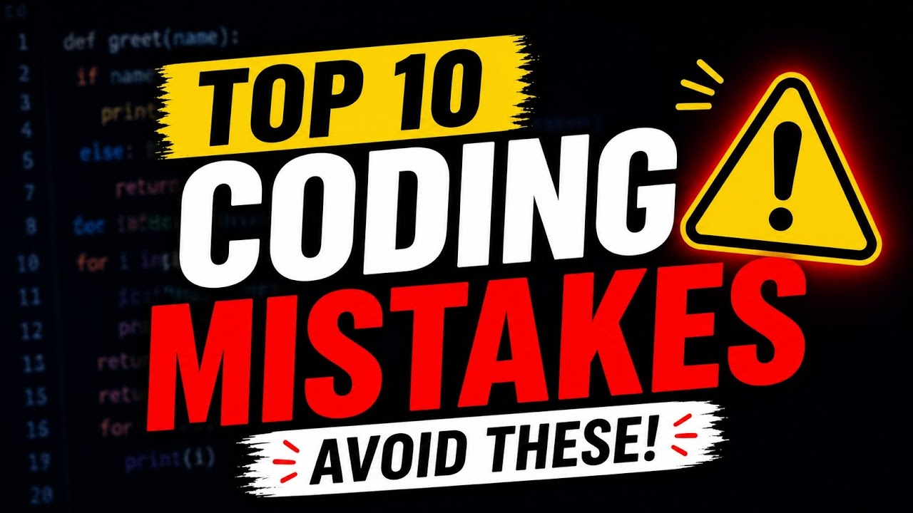 TOP 10 CODING MISTAKES 🤯 #codingmistakes #coding @BrainySyntaxOfficial 