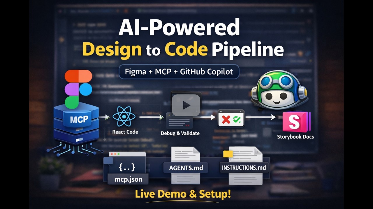 Building a UI-Agnostic Design-to-Code Pipeline Using MCP + GitHub Copilot