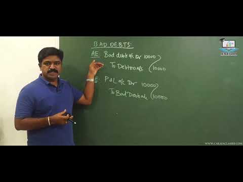 Provision for Bad and Doubtful Debts (tamil) - Case study