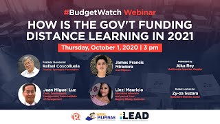 Webinar: How is the gov't funding distance learning in 2021