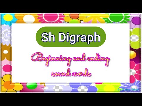 Sh - Digraph beginning and ending sound words