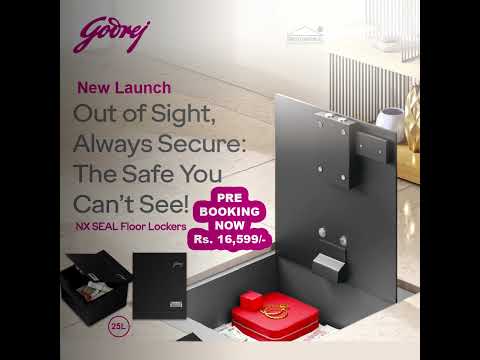 Godrej Seal Underground Locker | Godrej Locker | Strong Floor Locker #home #safe #locker #tijori