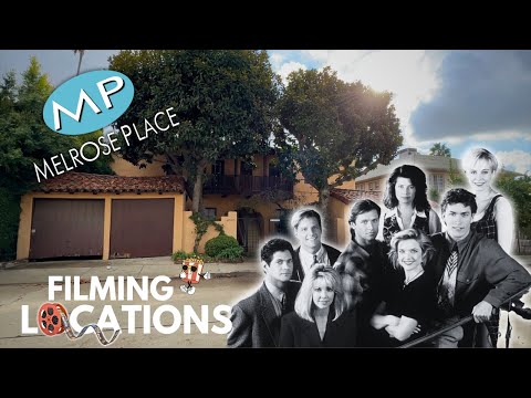 🌴 4 Melrose Place Filming Locations in Southern California | THEN & NOW
