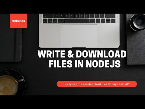 Write and Download Files in Nodejs || #codemelon #youtube #nodejs #tutorial