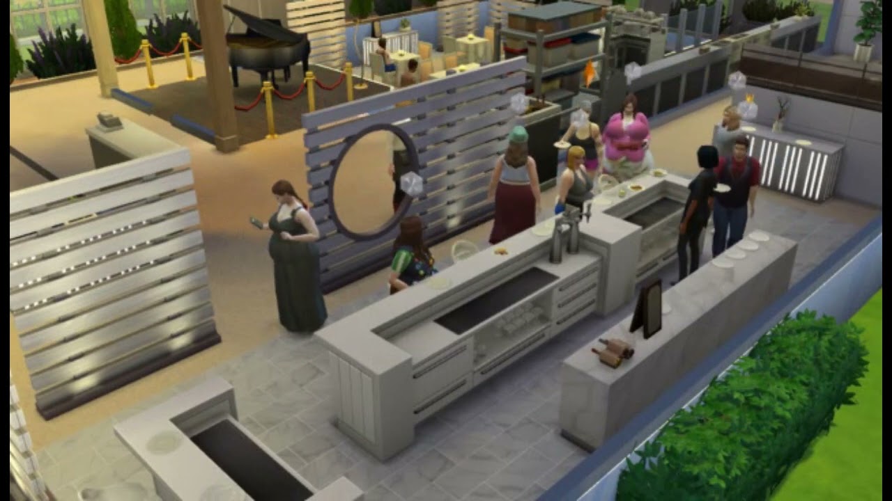 Sims 4 - Meeting of the Newcrest Ladies' Slimming Club - Fat Sims