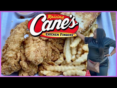 WE TRAVELED 13 HOURS TO TRY RAISING CANE'S CHICKEN FINGERS I FOOD REVIEW I ATLANTA VLOG I DIASHA