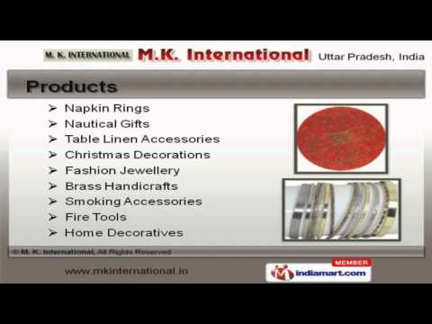 Napkin Rings and Candle Holders Manufacturer | M K International, Moradabad