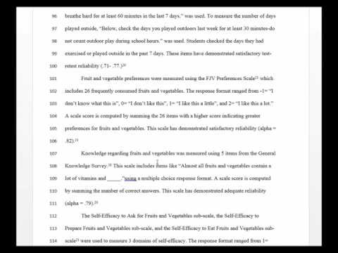 How to Write the Methods Section in a Research Report