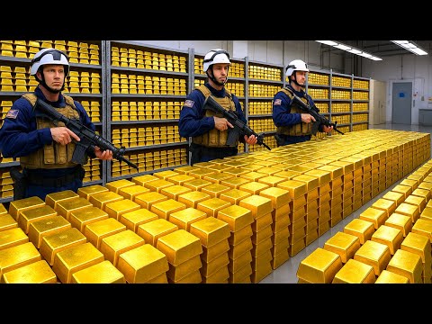 COME si CREA un LINGOTTO d’ORO | Così si ESTRAE l’ORO dalle MINIERE 🥇
