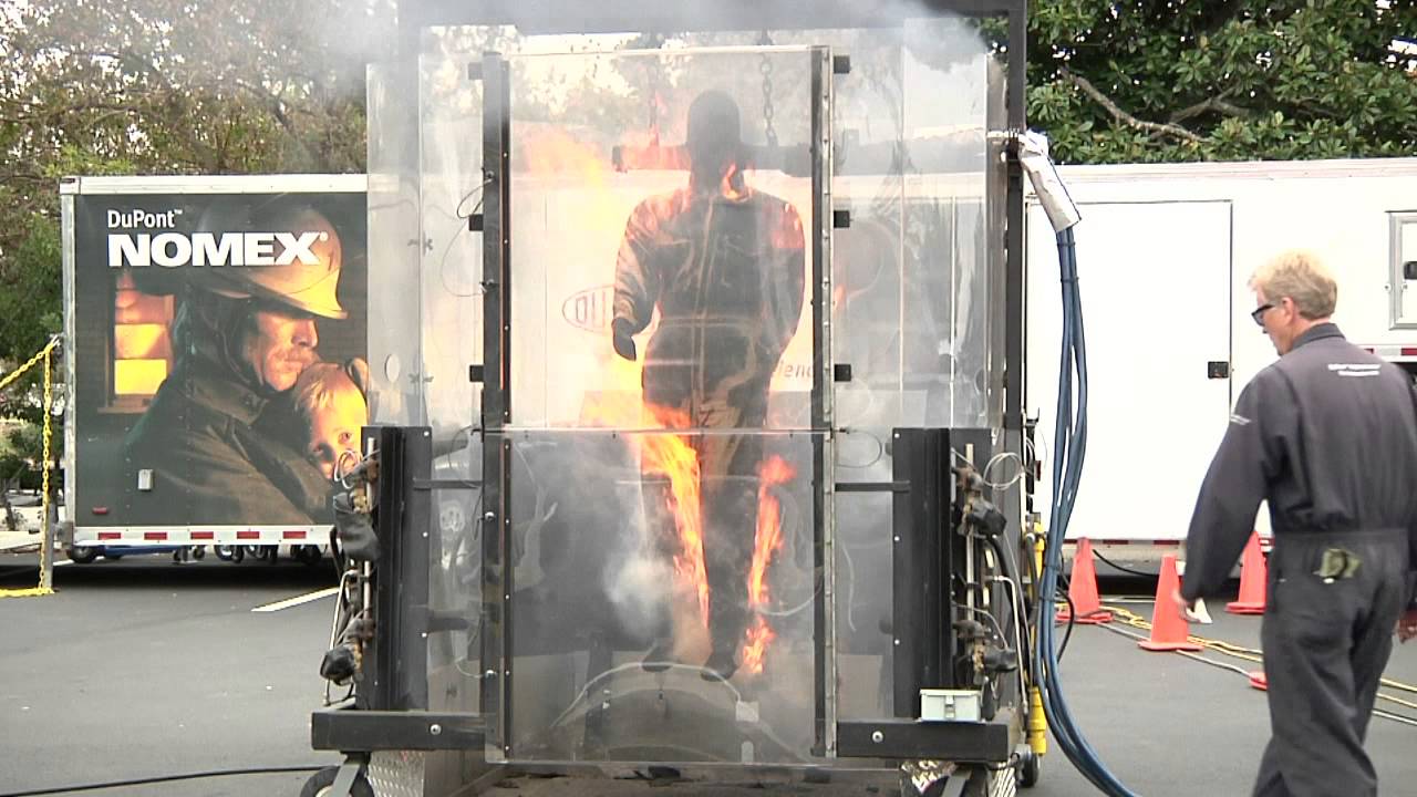 Flight Suit Burn Test